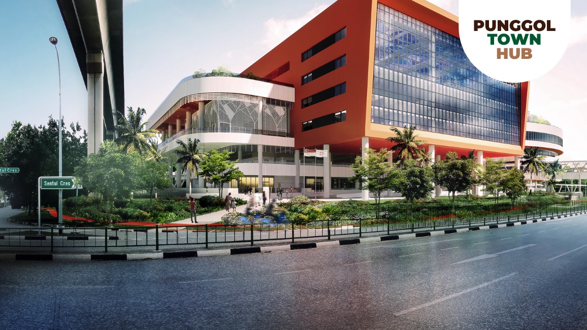 New One Punggol Boasts a 5-Storey Library, 700-Seat Hawker Centre ...